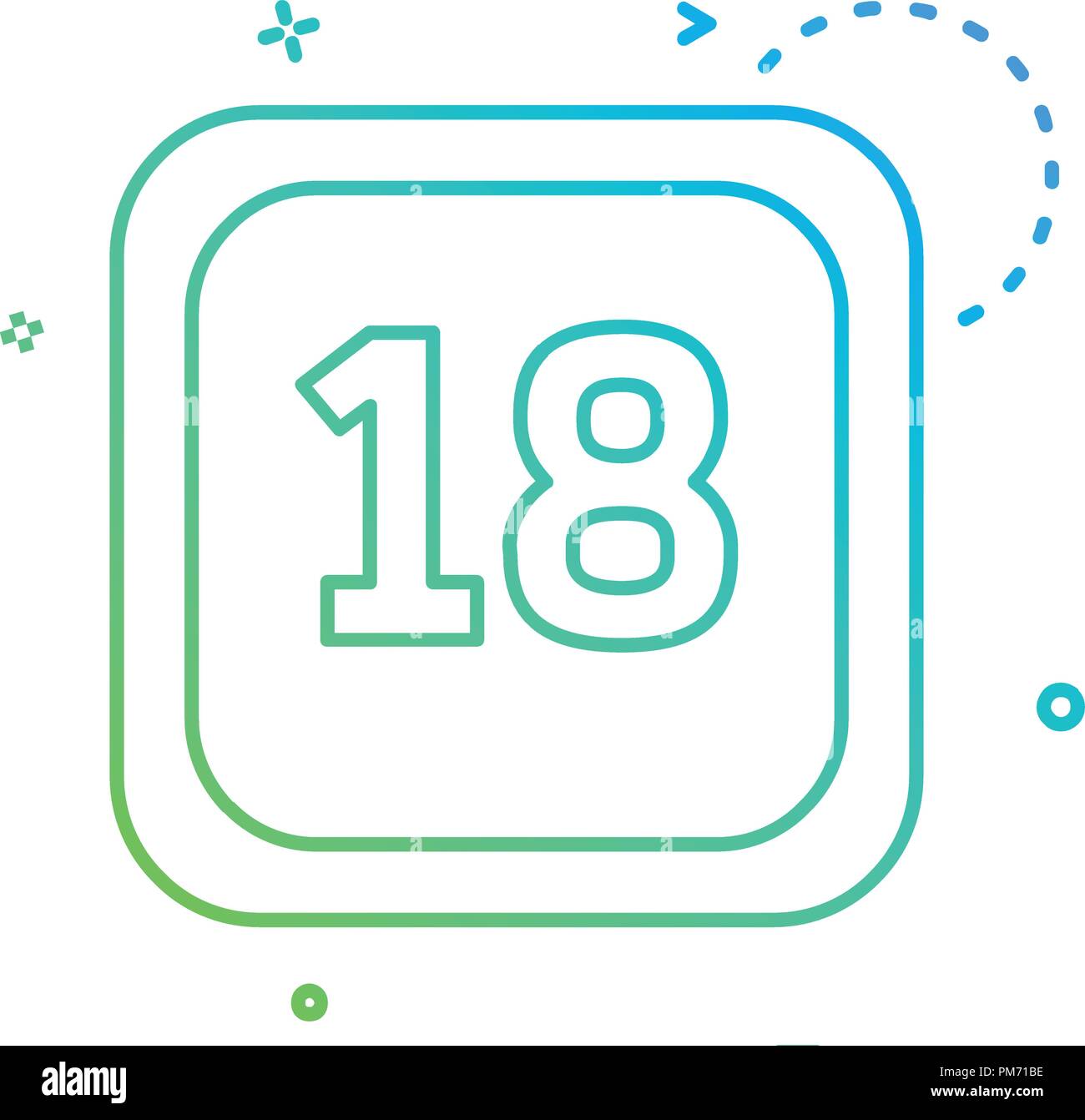 18 week Stock Vector Images - Alamy