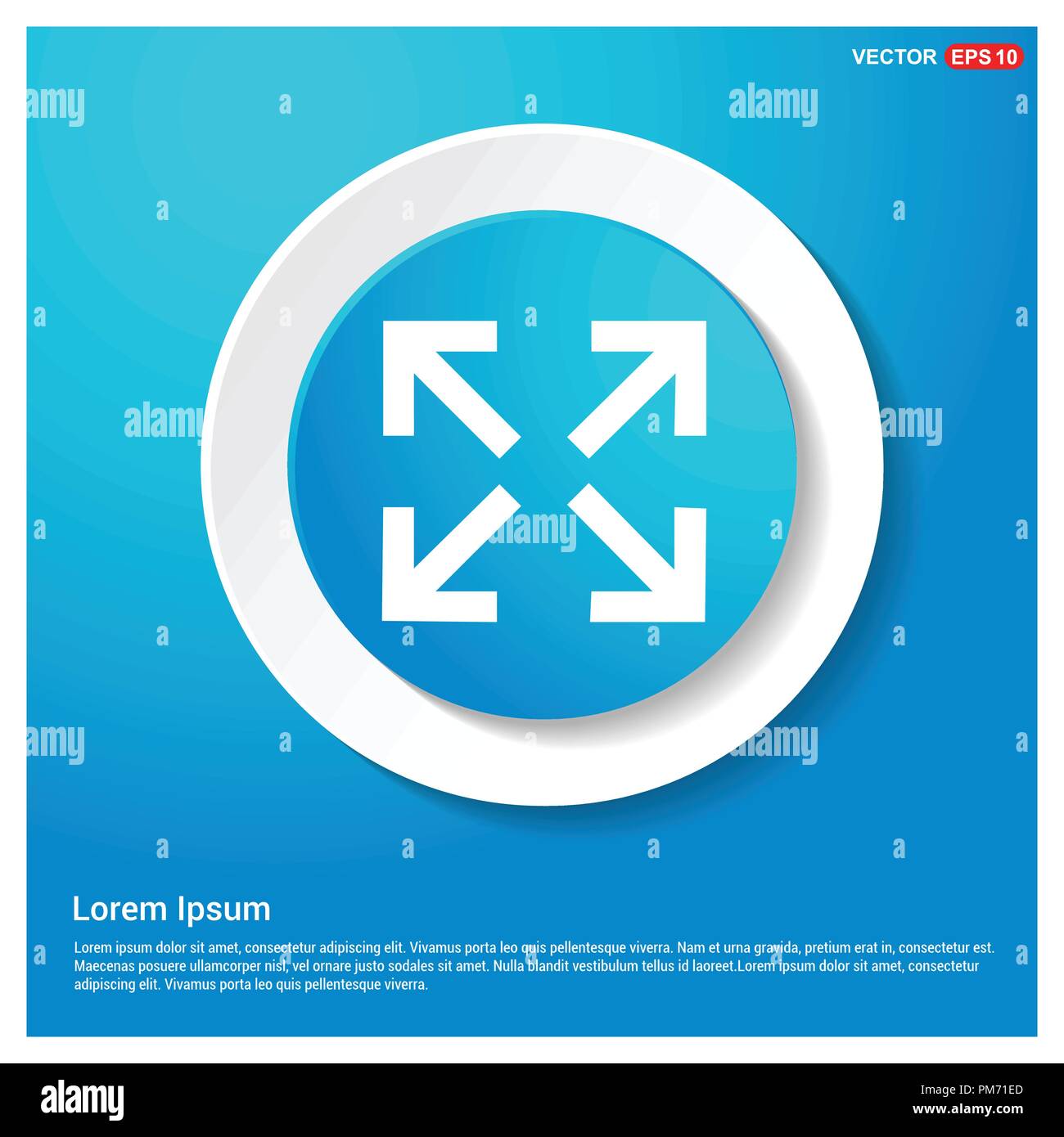 Four Side Arrow Icon Stock Vector Image & Art - Alamy