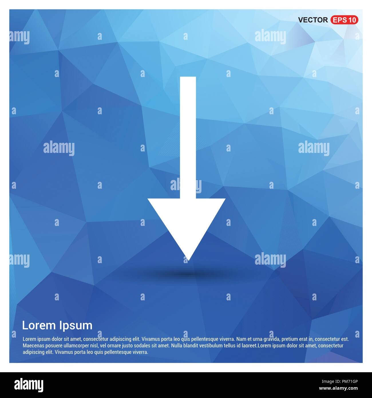 Down Arrow Icon Stock Vector Image & Art - Alamy