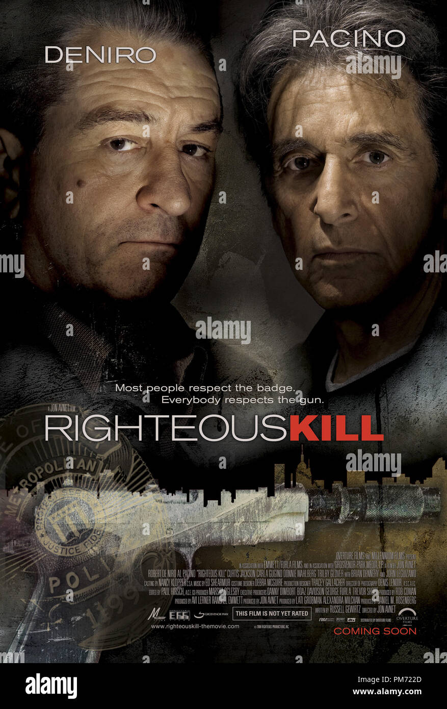 "Righteous Kill" Poster © 2008 Overture Films File Reference # 30755337THA For Editorial Use ...