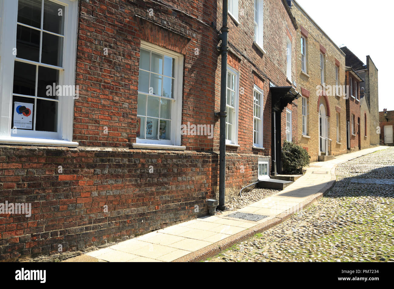 Cobbled street in West Street, Rye, East Sussex, United Kingdom Stock ...