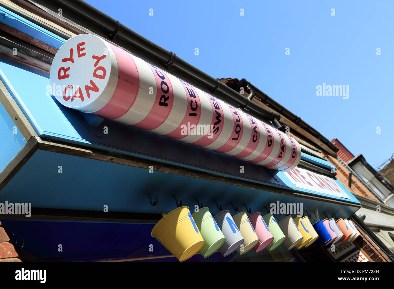 Rye Candy - sweet shop display in High Street, Rye, East Sussex ...