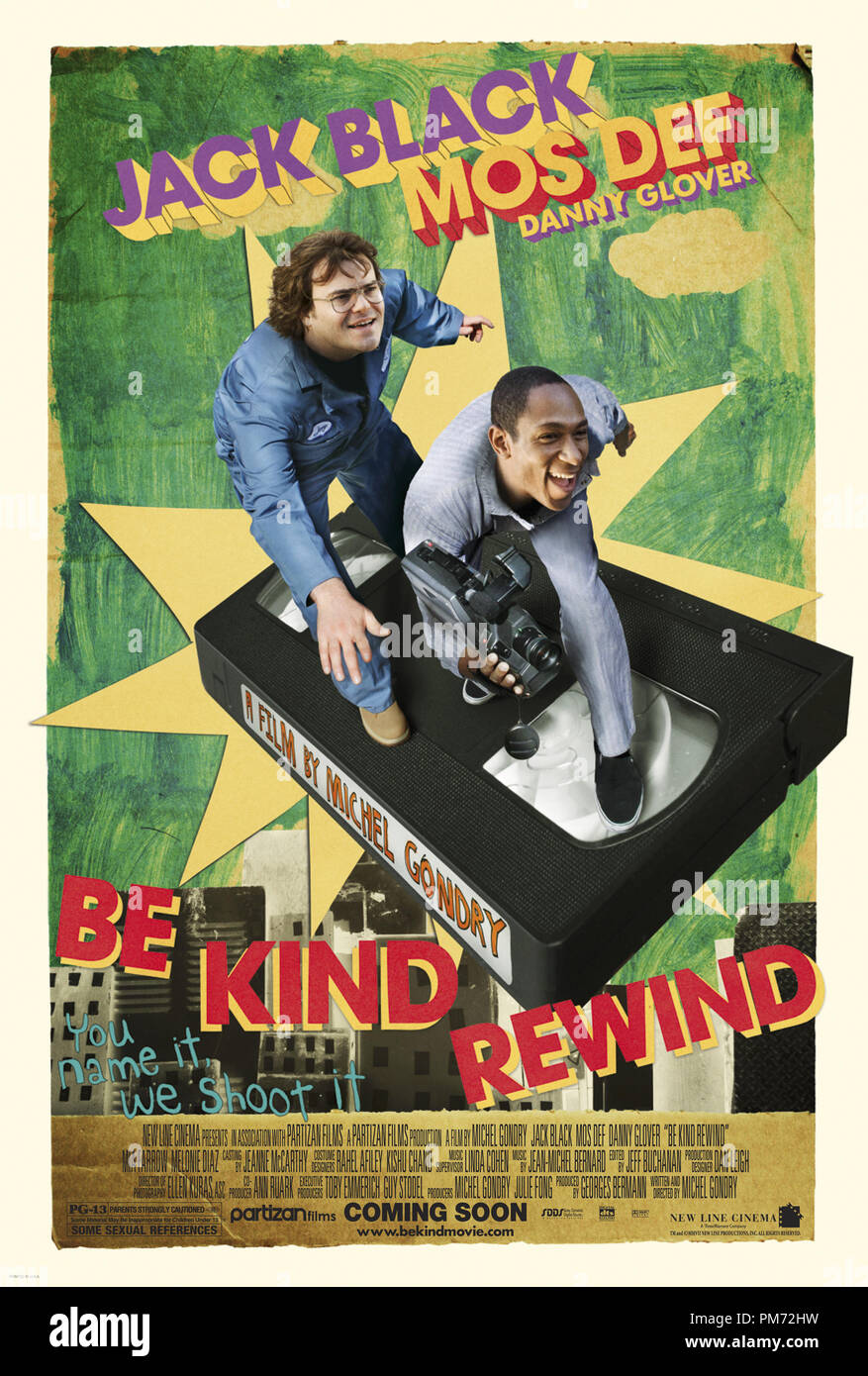 Film Still from "Be Kind Rewind" Poster © 2008 New Line Cinema File ...