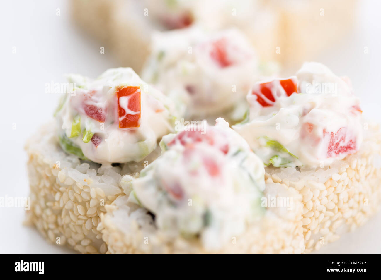 Japanese food restaurant, sushi maki gunkan roll plate or platter set ...