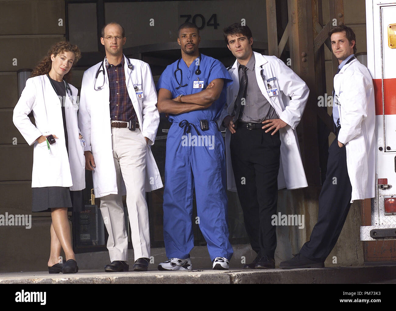 Studio Publicity Still from "ER" Alex Kingston, Anthony Edwards, Eriq ...