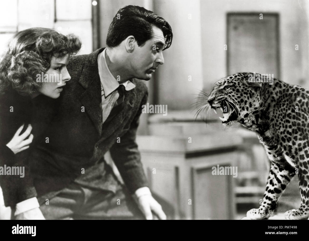 Katharine Hepburn and Cary Grant, "Bringing Up Baby" 1938 RKO File ...