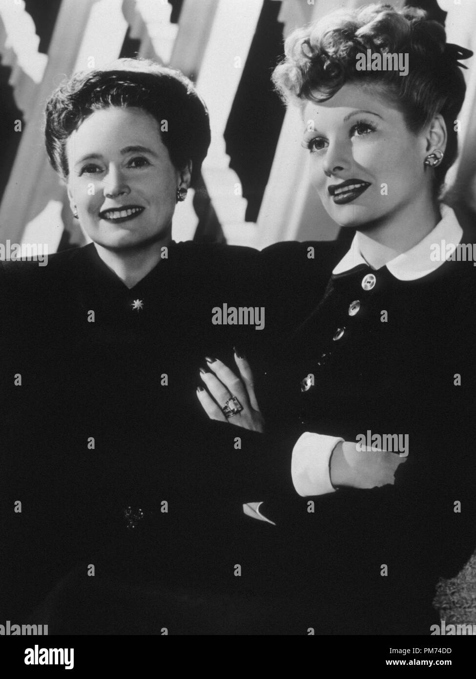 Studio Publicity Still: Lucille Ball with her mother Desiree Ball circa ...