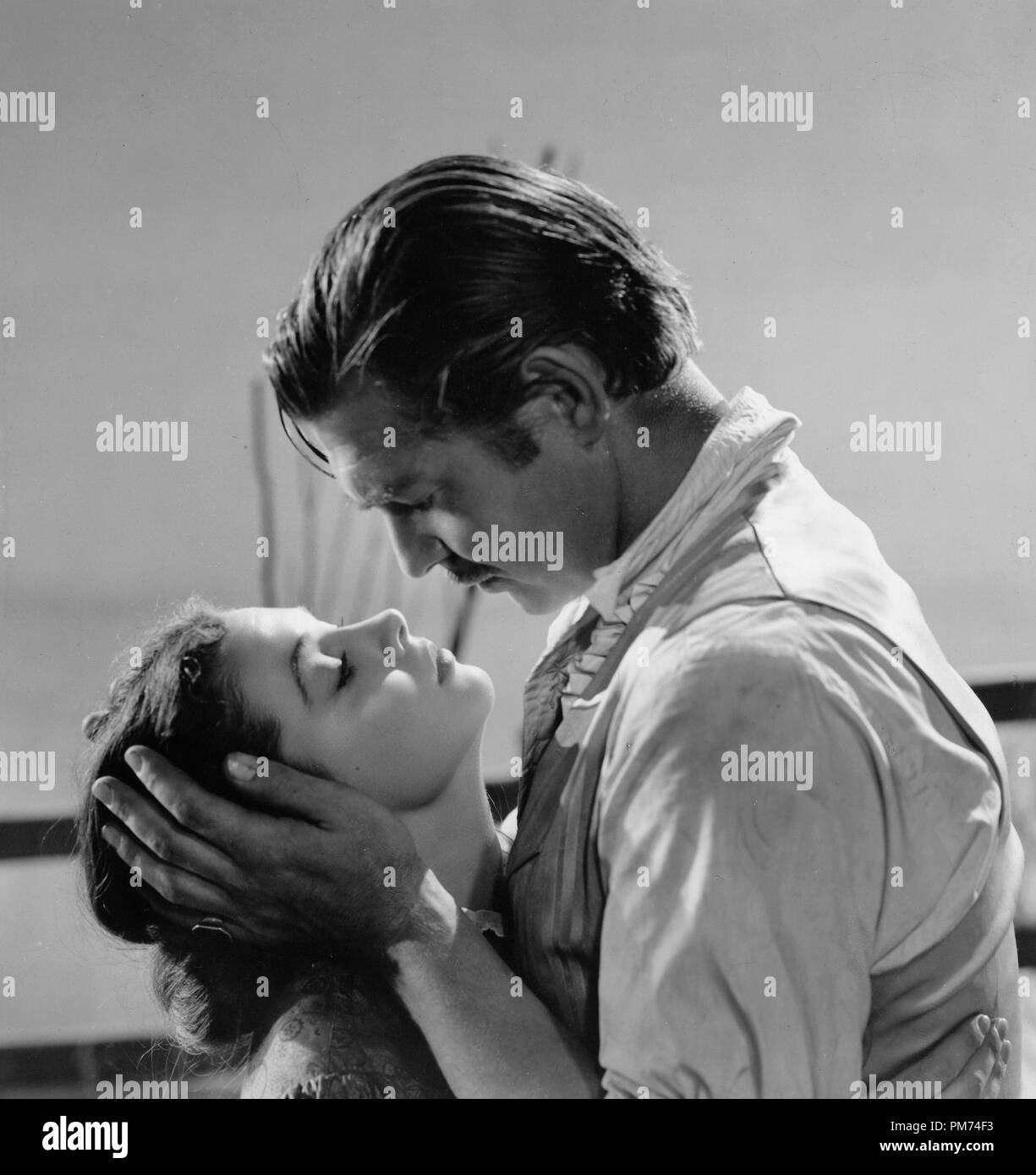 Studio Publicity Still: "Gone with the Wind" Vivien Leigh and Clark Gable 1939 Selznick File ...