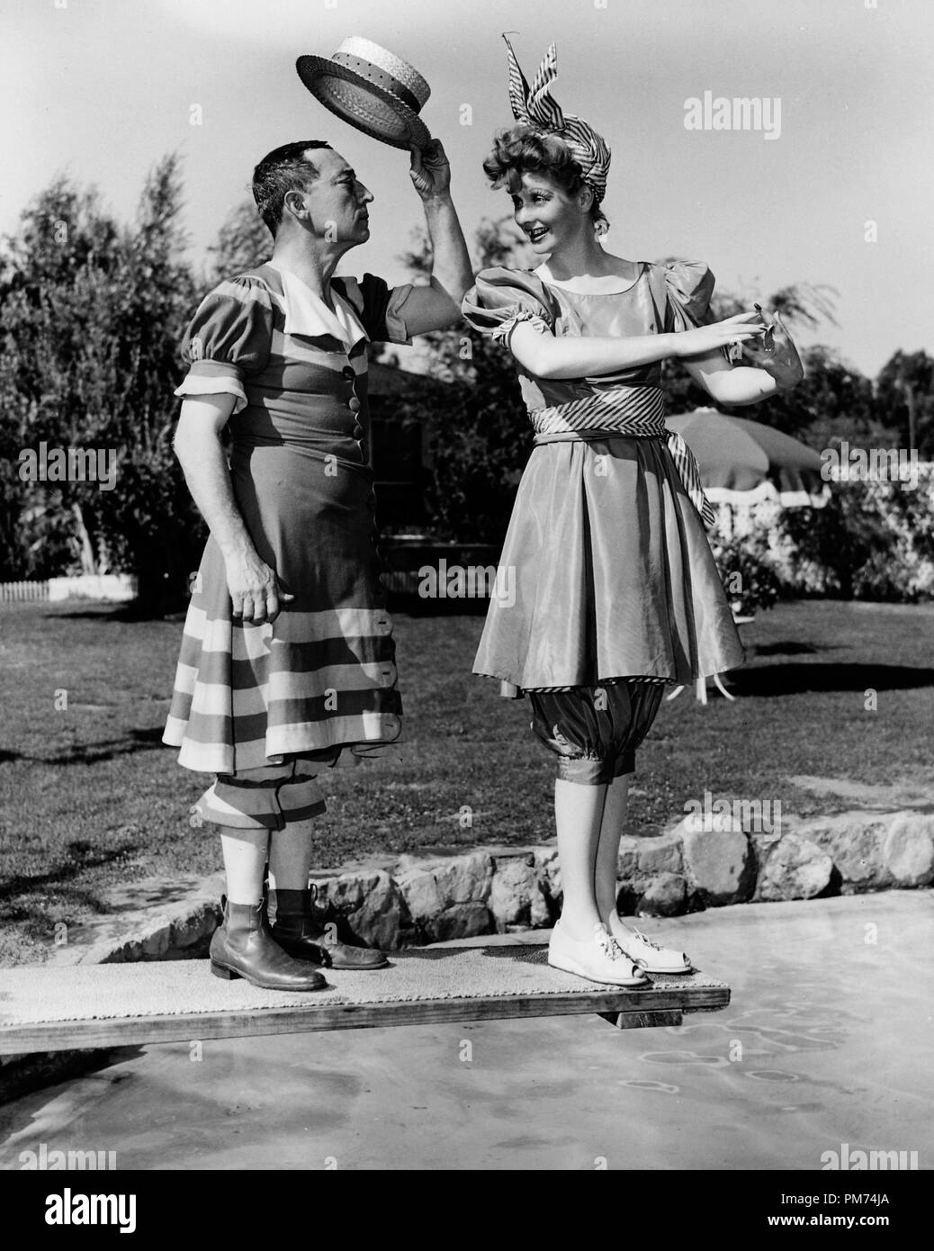 Studio Publicity Still: Lucille Ball and Buster Keaton circa 1945 File ...