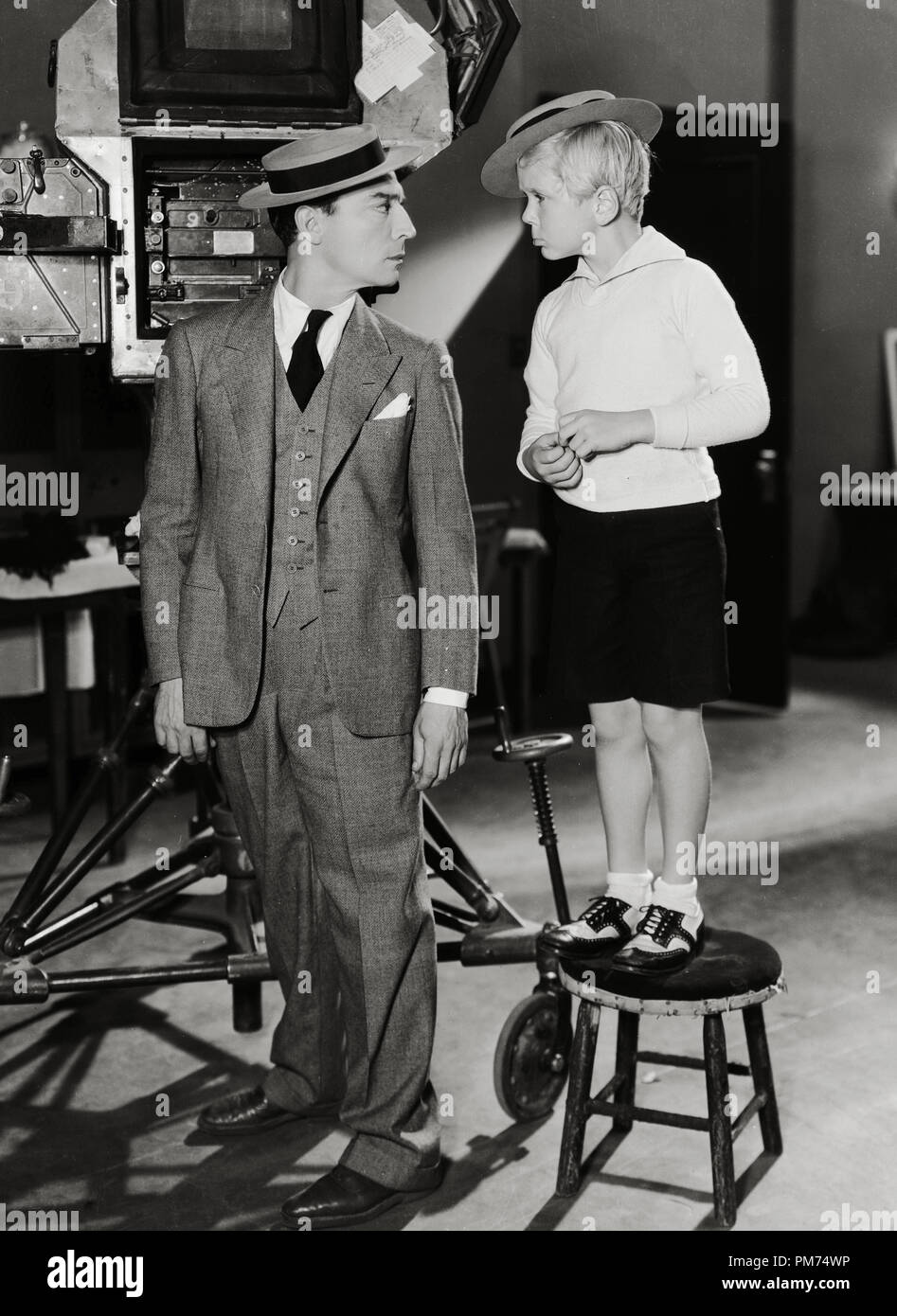 Buster Keaton and Jackie Cooper, circa 1931. File Reference # 30928 ...