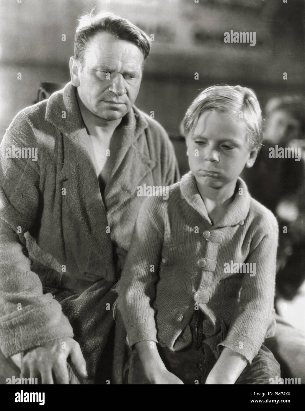Jackie Cooper and Wallace Beery, "The Champ" 1931 MGM File Reference ...