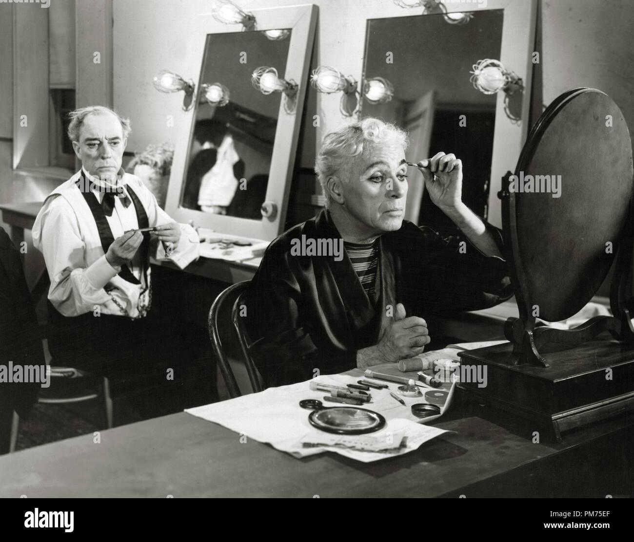 Charles Chaplin and Buster Keaton, "Limelight" 1952 File Reference ...