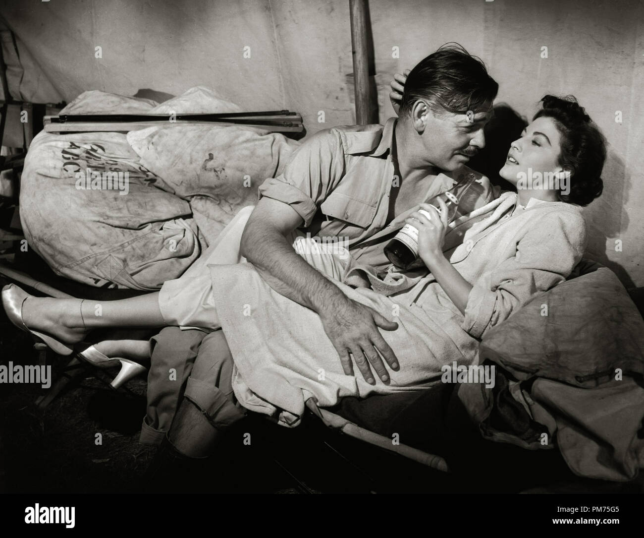 Clark Gable and Ava Gardner, "Mogambo" 1953 Loews File Reference ...