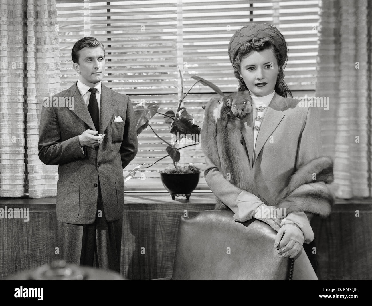 Kirk Douglas, Barbara Stanwyck, "The Strange Love of Martha Ivers" 1946 ...