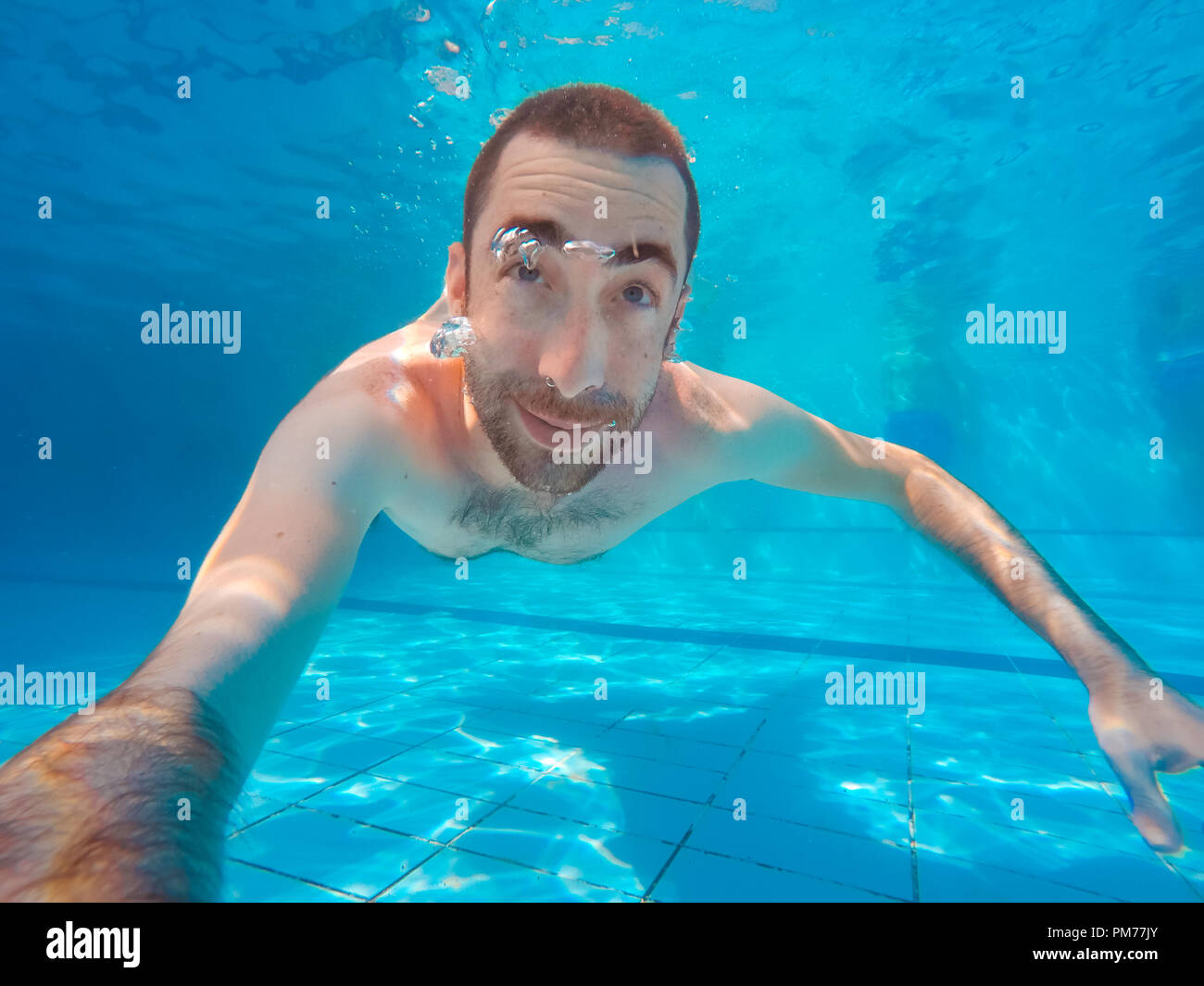 Underwater shot male swimmer swimming hi-res stock photography and ...