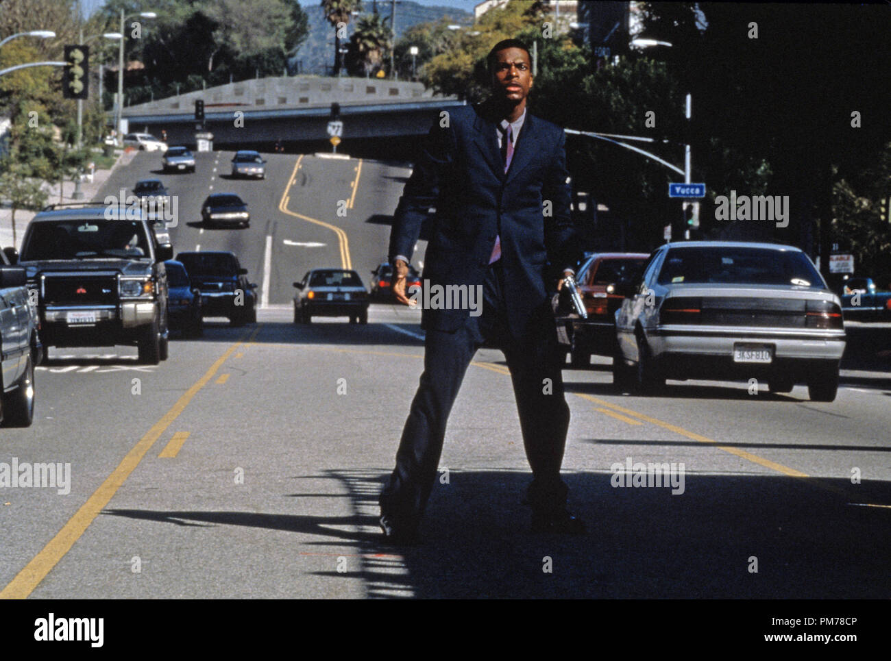 Film Still from "Rush Hour" Chris Tucker © 1998 New Line Cinema File ...