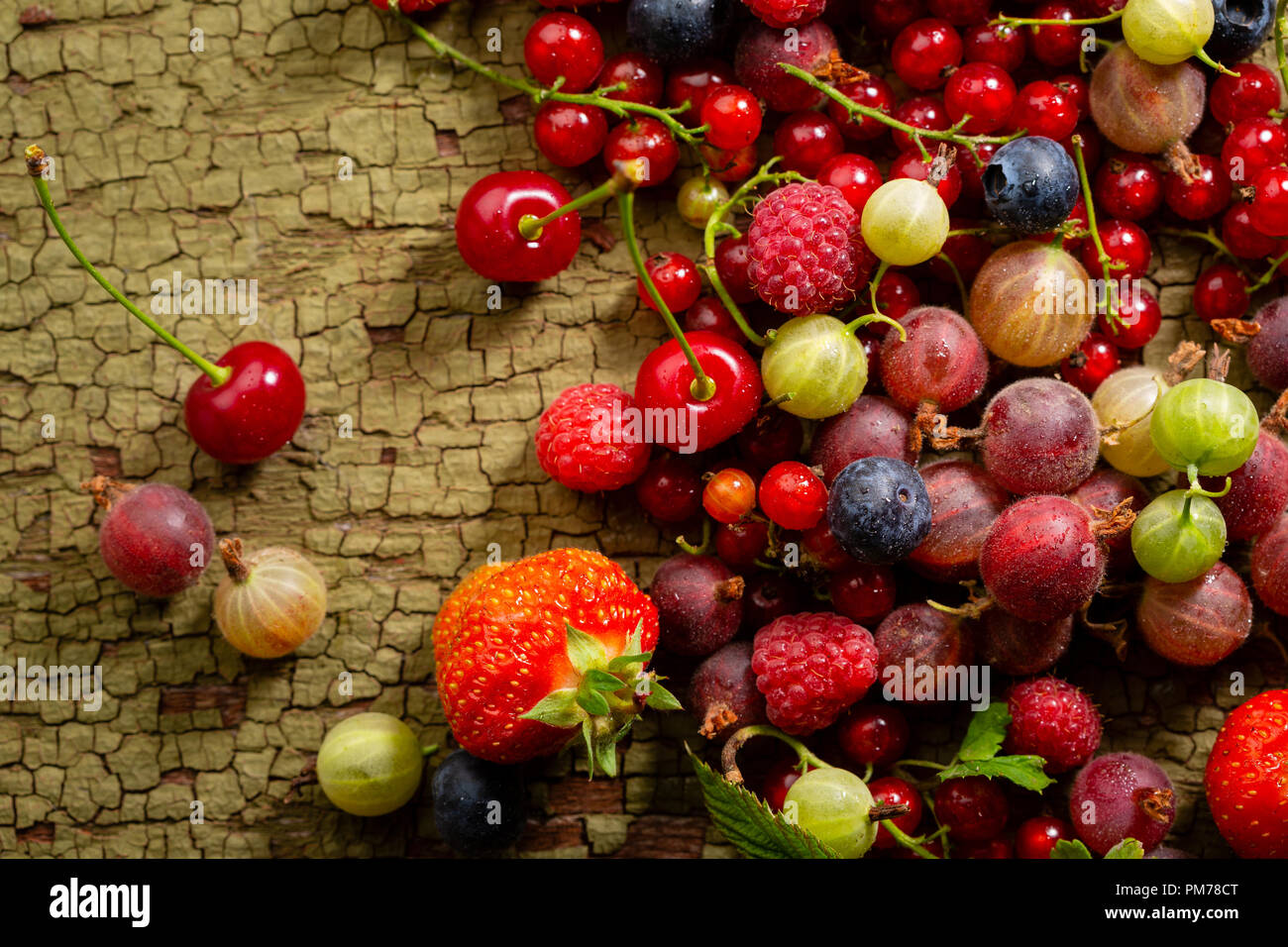 Fresh Summer berry mix Stock Photo - Alamy