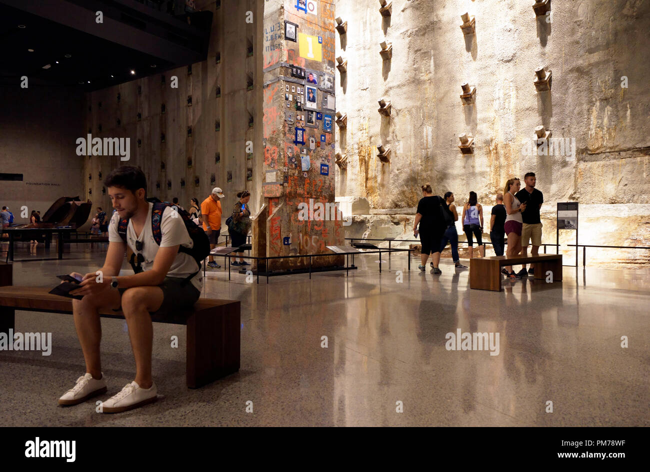 World trade center slurry wall hi-res stock photography and images - Alamy