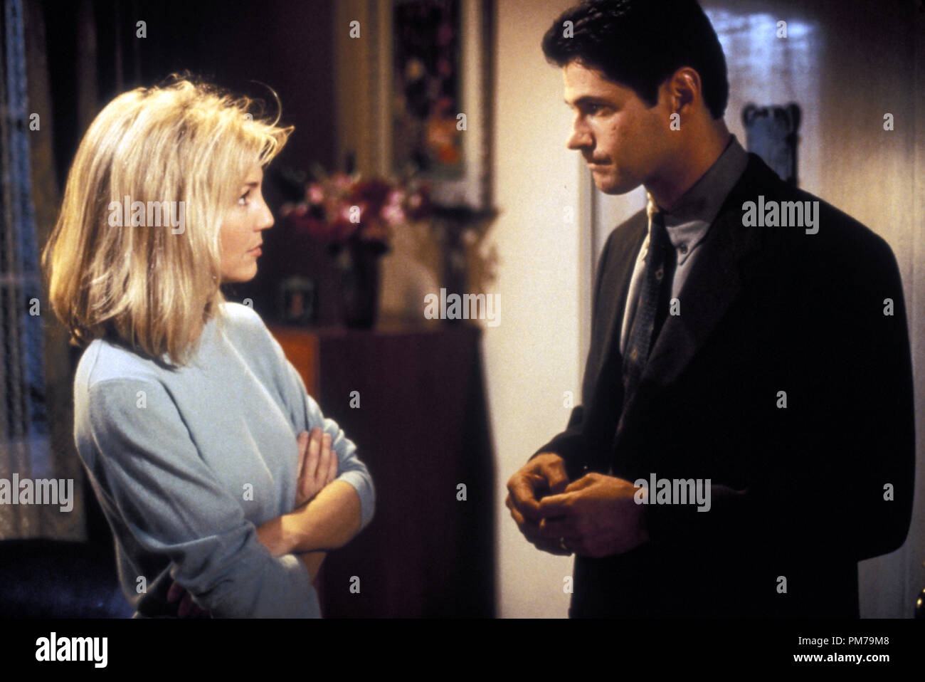 Film Still from "Melrose Place" Heather Locklear, Thomas Calabro 1996 ...