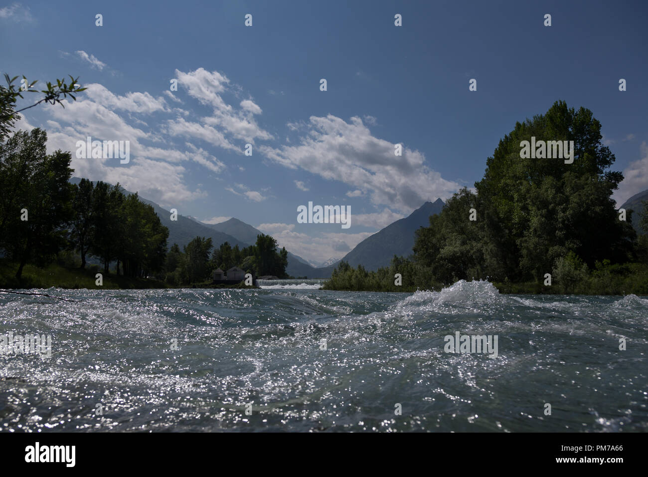 Rivers in the French Pyrenees mountains Stock Photo - Alamy