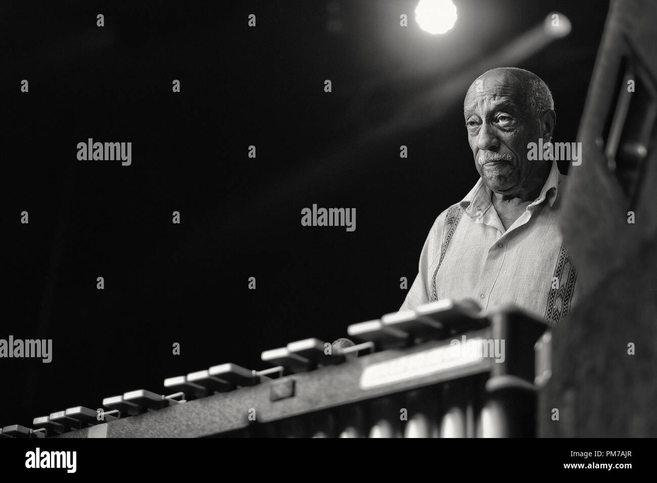 Ethiopian musician Mulatu Astatke live on stage at the End of The Road ...