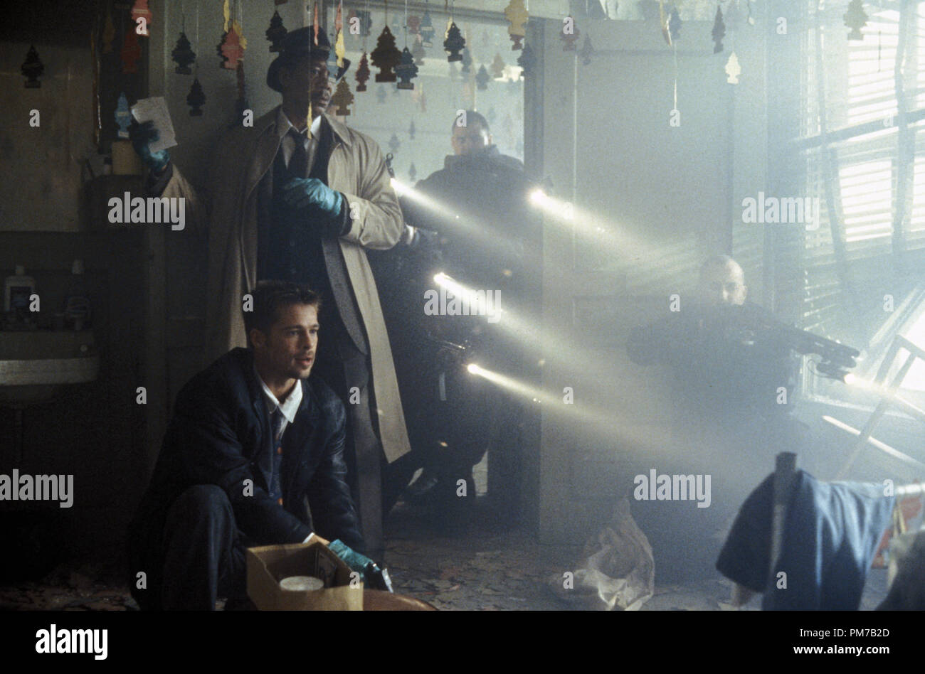 Brad pitt morgan freeman se7en hi-res stock photography and images - Alamy