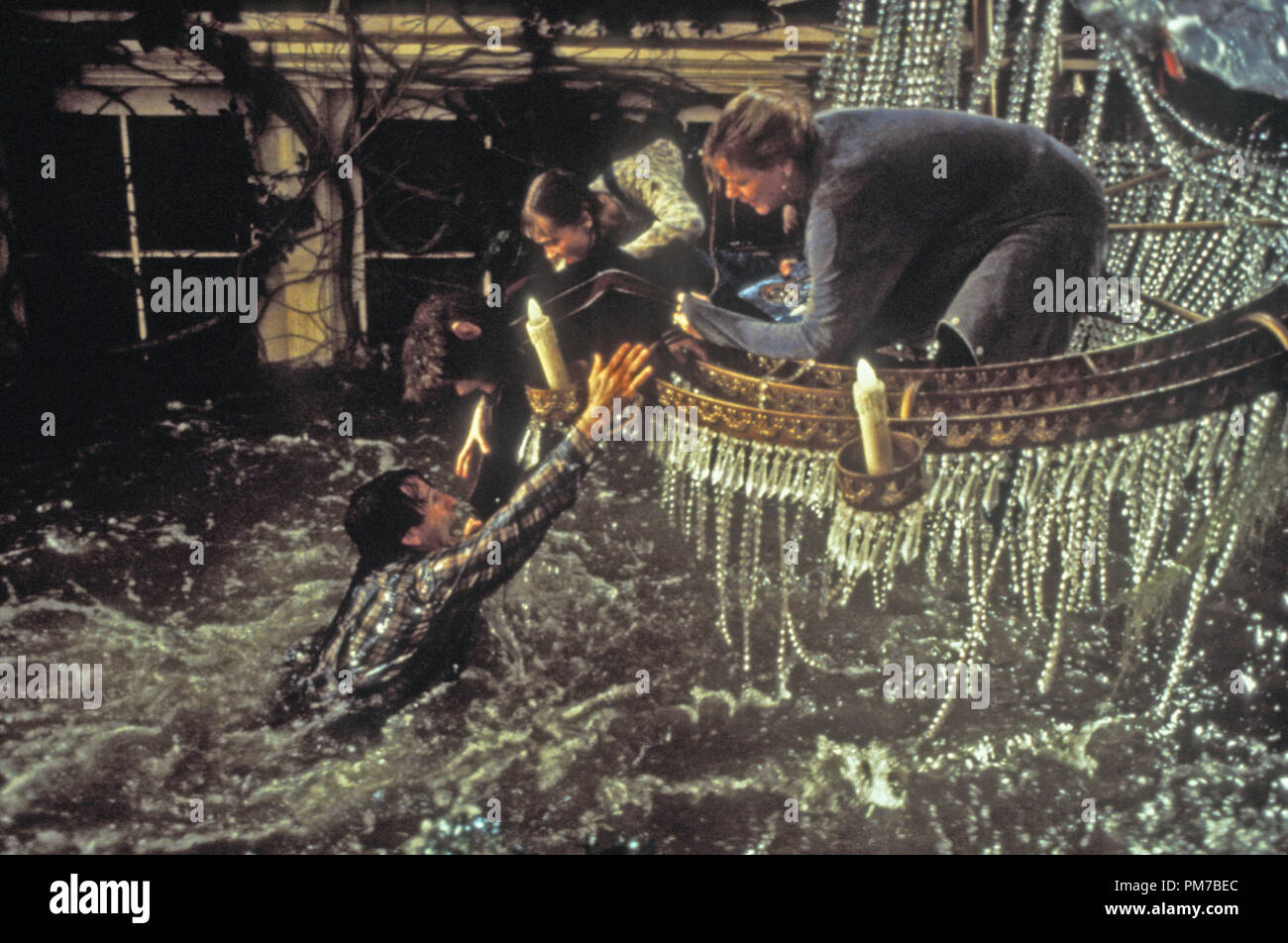 Film Still from "Jumanji" Robin Williams, Bradley Pierce, Kirsten Dunst ...