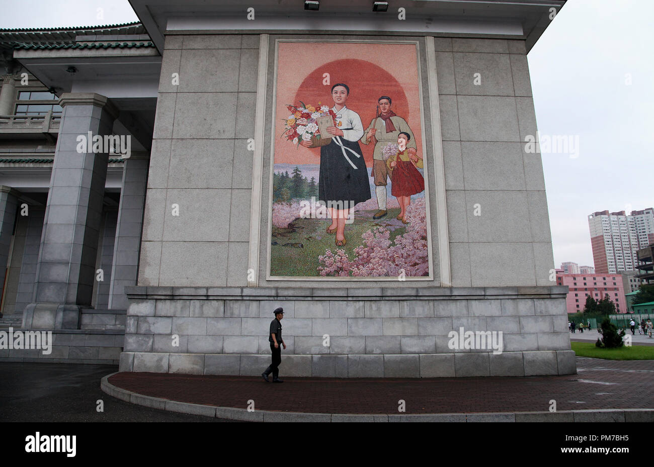 Pyongyang Grand Theatre which was built in 1960 Stock Photo - Alamy