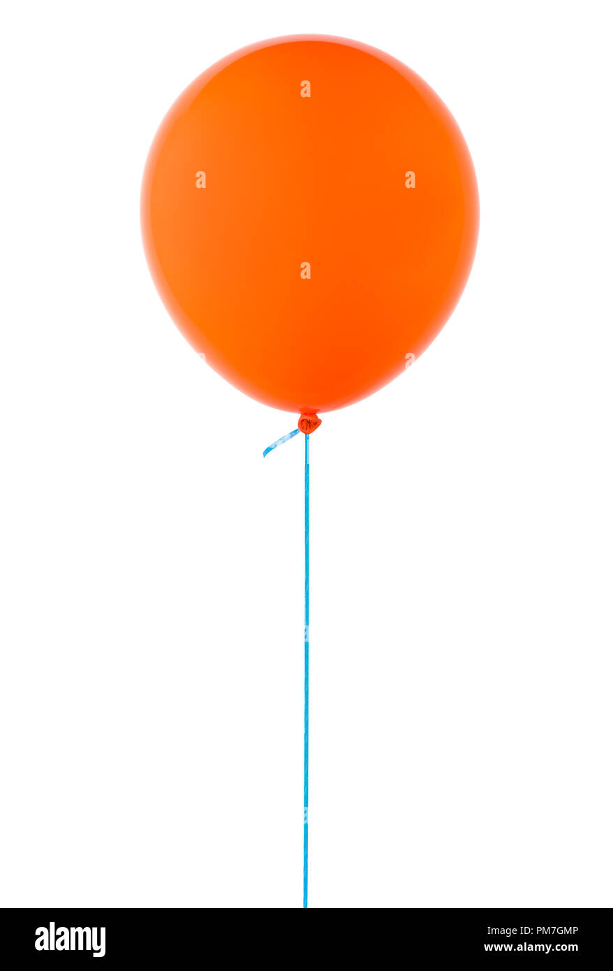 Flying balloon on white background isolated Stock Photo - Alamy