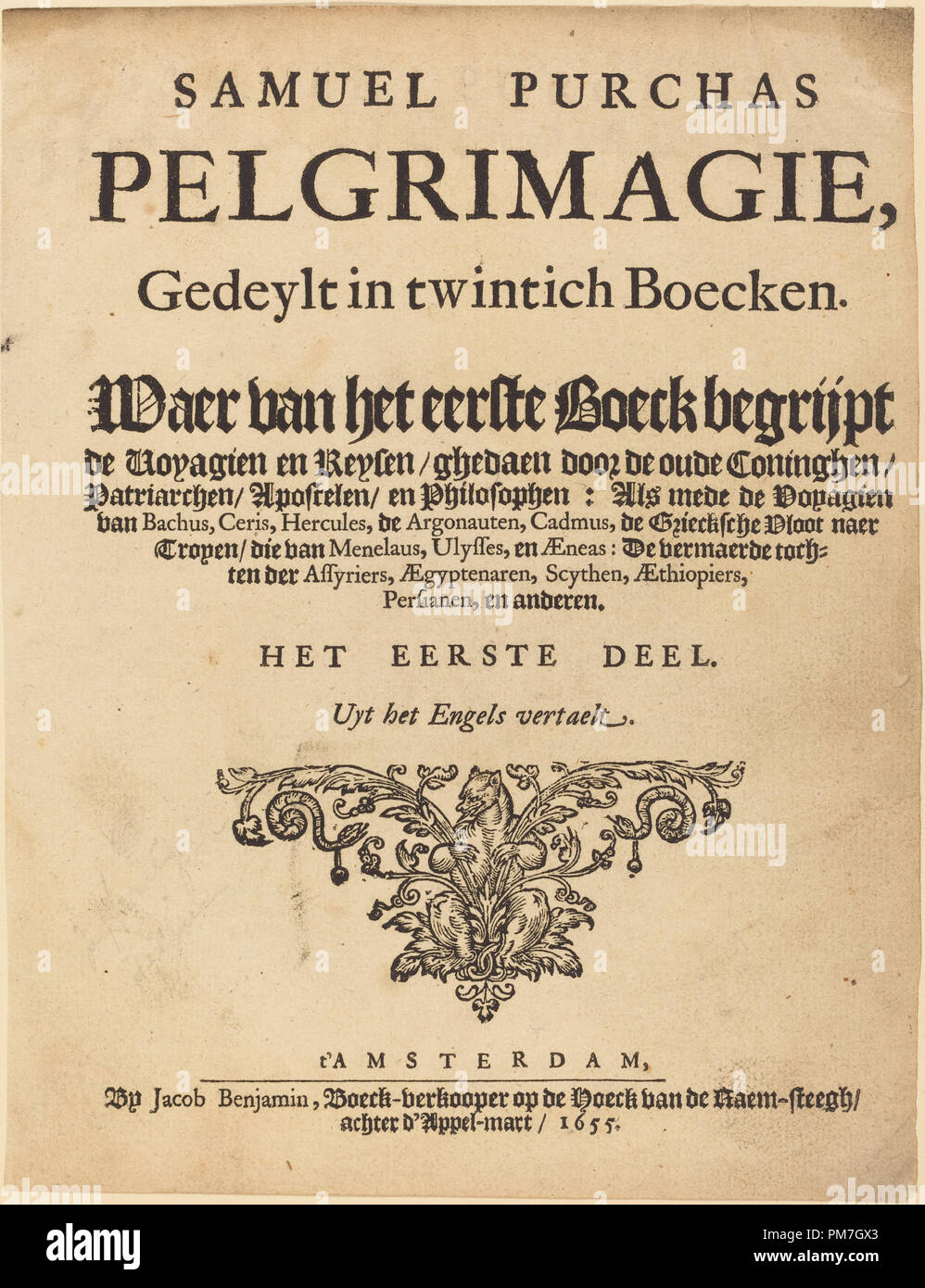 Title Page. Dated: published 1655. Medium: engraving. Museum: National ...