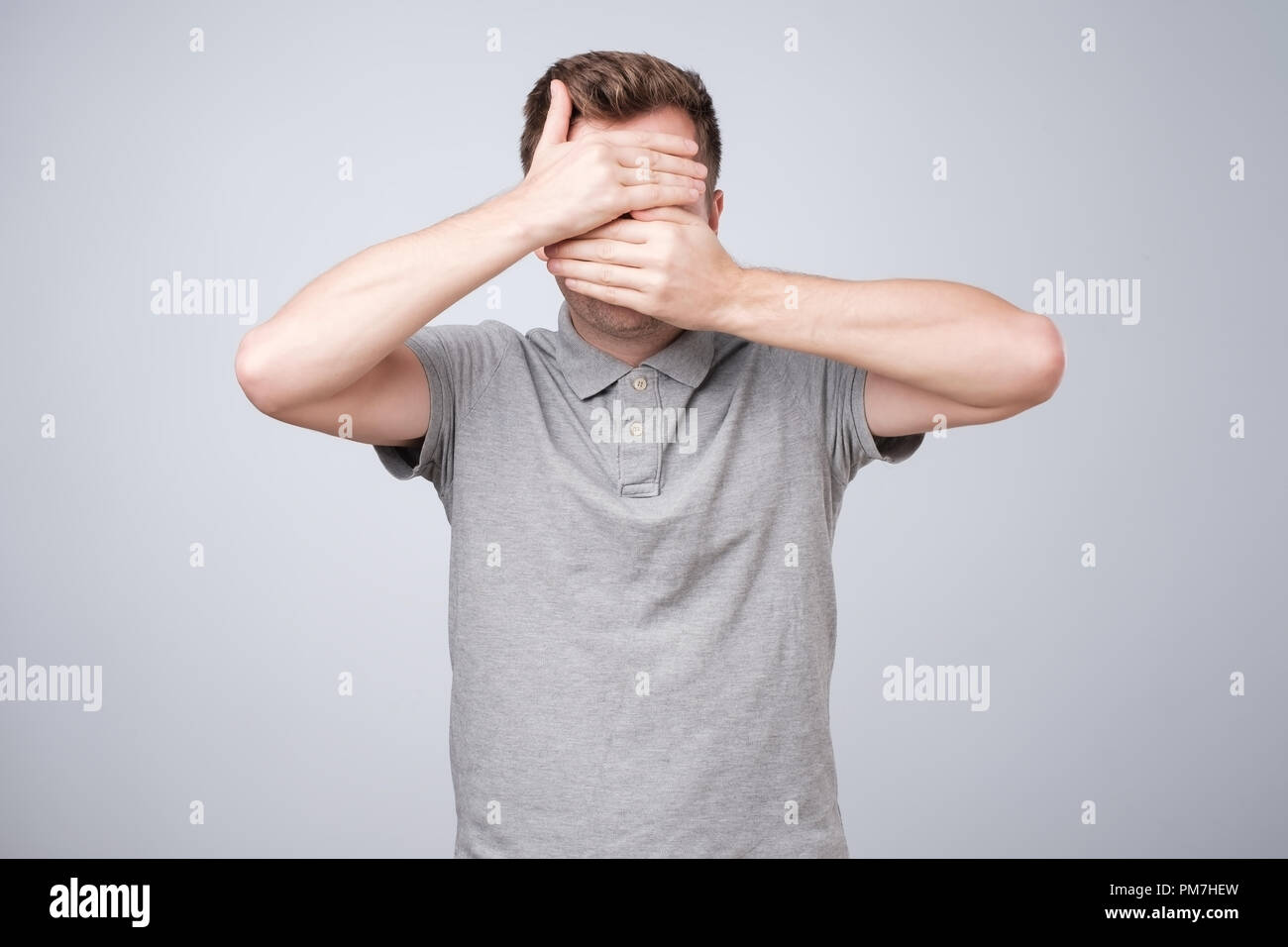 Pain and embarrassment hi-res stock photography and images - Alamy