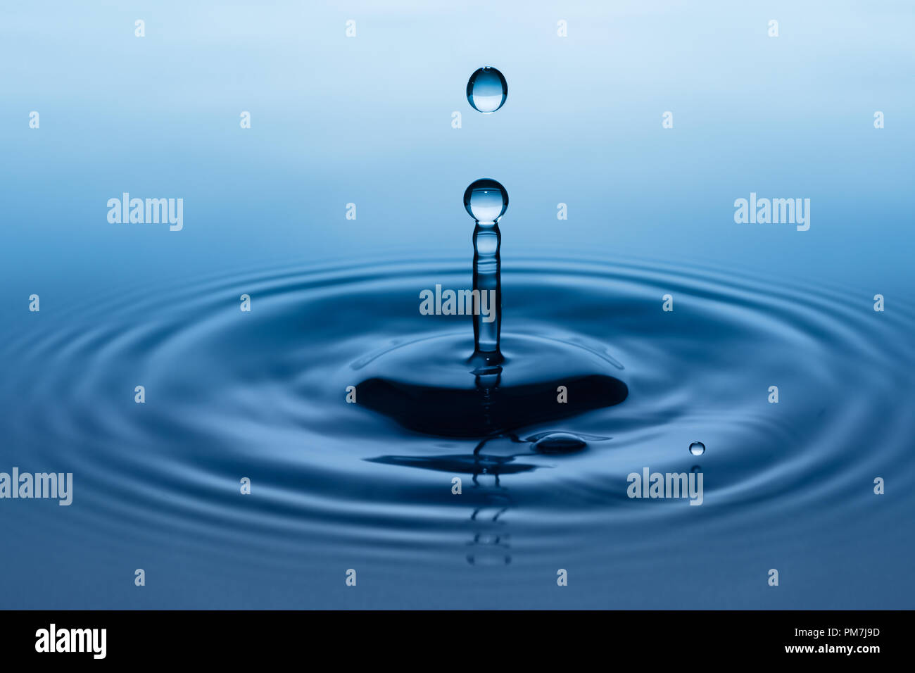 Rain Droplets Falling