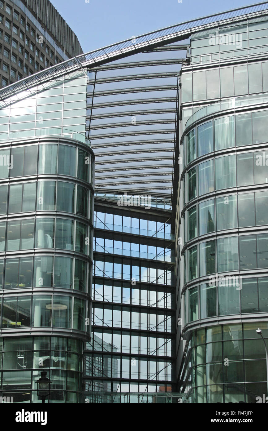 Cardinal Place Glass Building Structure in London Stock Photo - Alamy