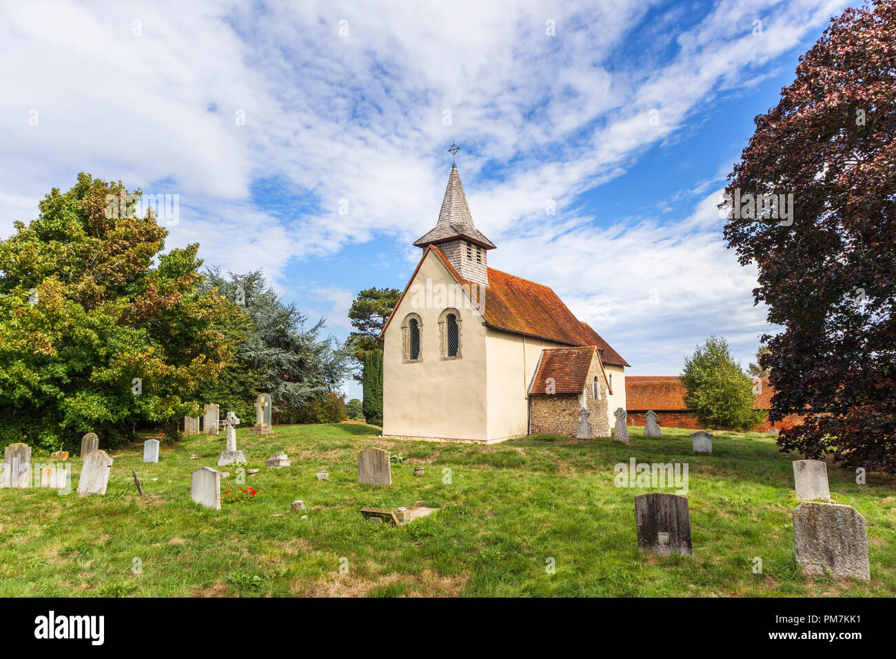 Surrey history and heritage: Small, historic Wisley Church in the ...
