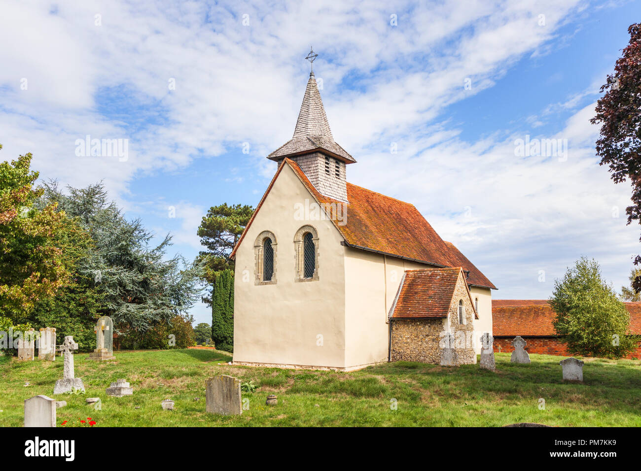 Surrey history and heritage: Small, historic Wisley Church in the ...