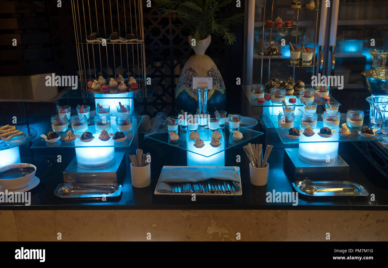 Thailand, Koh samui; Buffet for Christmas Stock Photo - Alamy