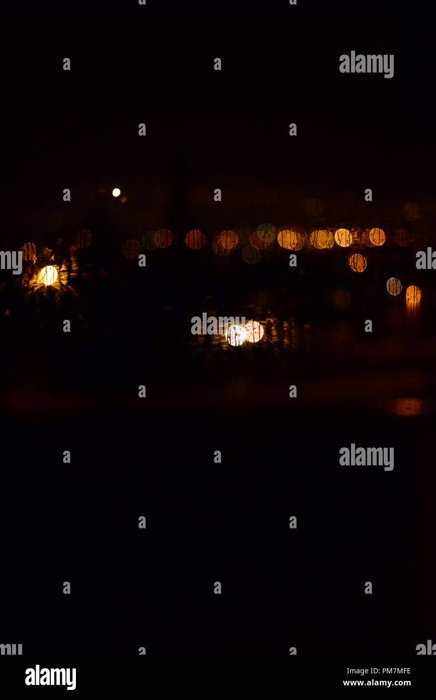 Night window view hi-res stock photography and images - Alamy