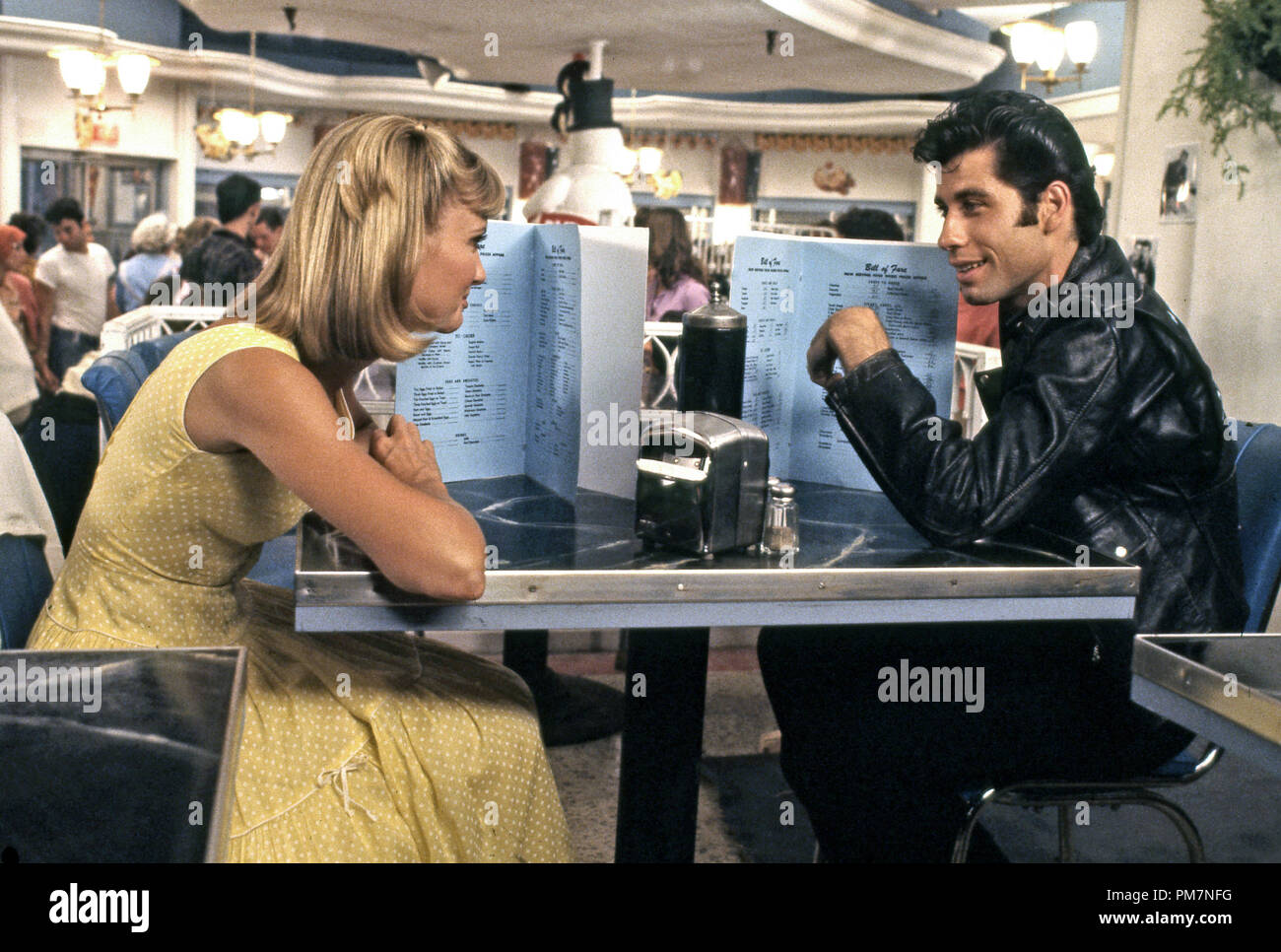 Grease film olivia travolta hi-res stock photography and images - Alamy