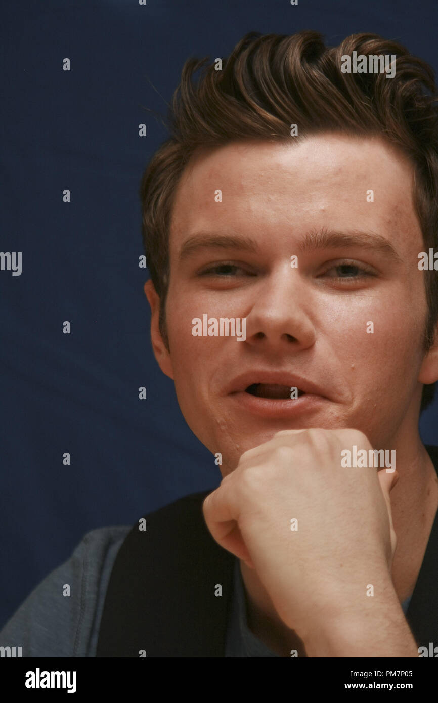 Chris Colfer "Glee" Portrait Session, October 3, 2011. Reproduction by ...