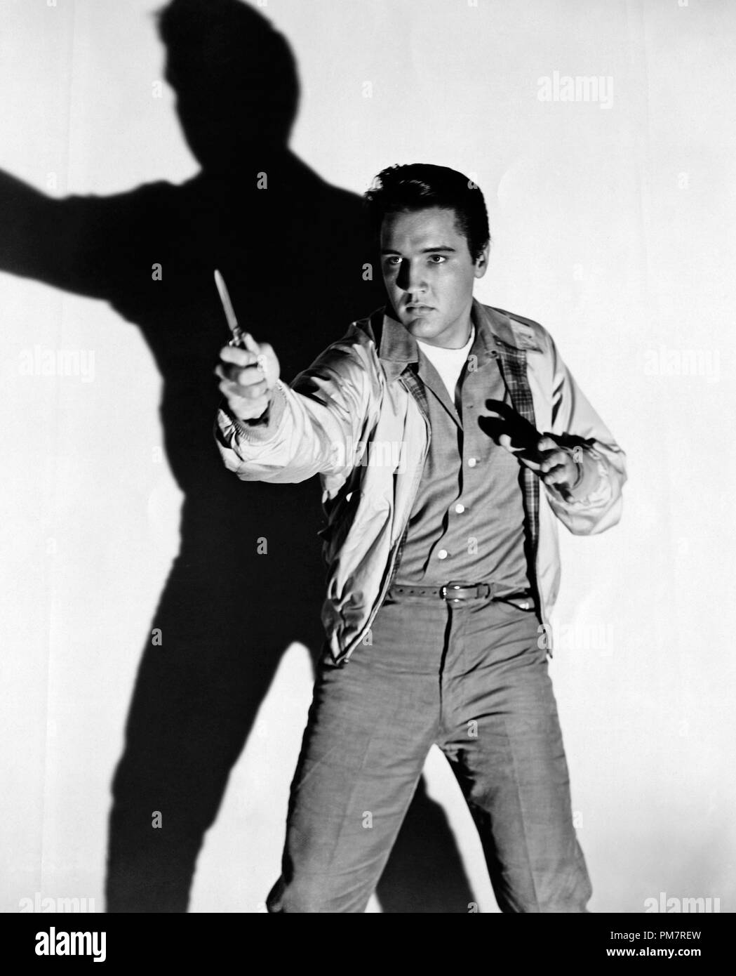 Elvis presley studio 1958 Black and White Stock Photos & Images - Alamy