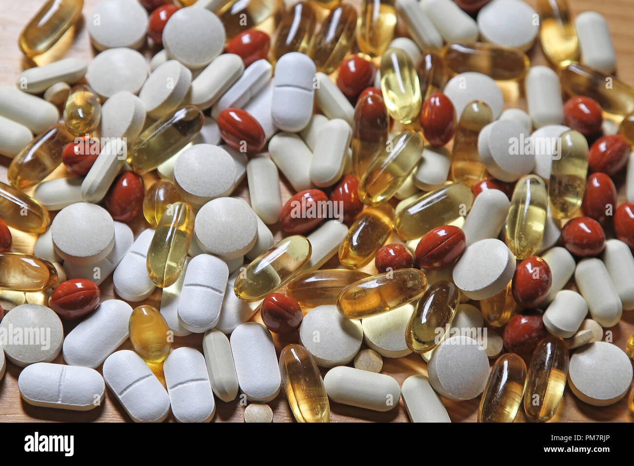 Vitamins Minerals Supplement Pills and Tablets Health Stock Photo - Alamy