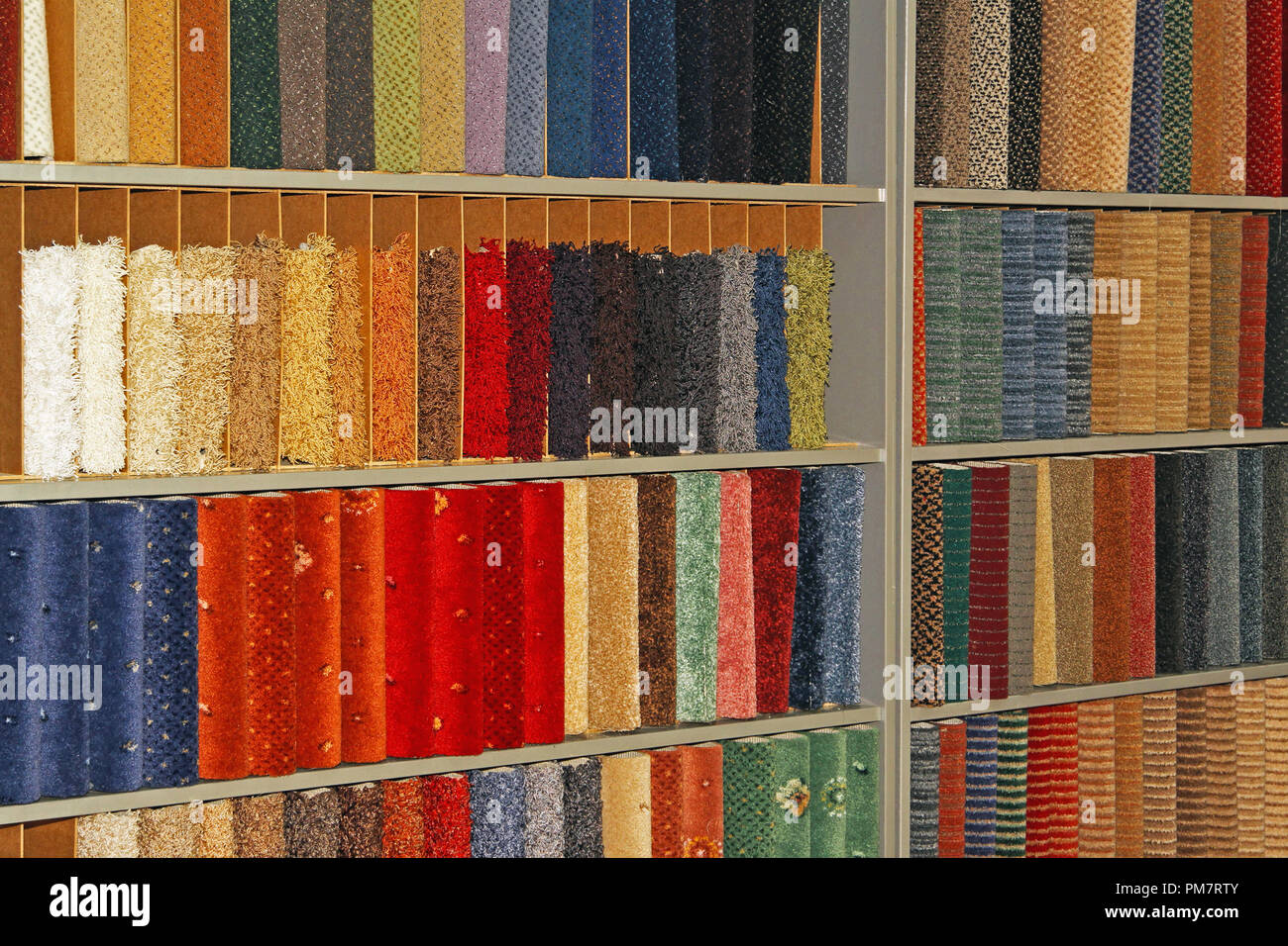 Carpets and Rugs Material Samples Colour Swatch Stock Photo - Alamy