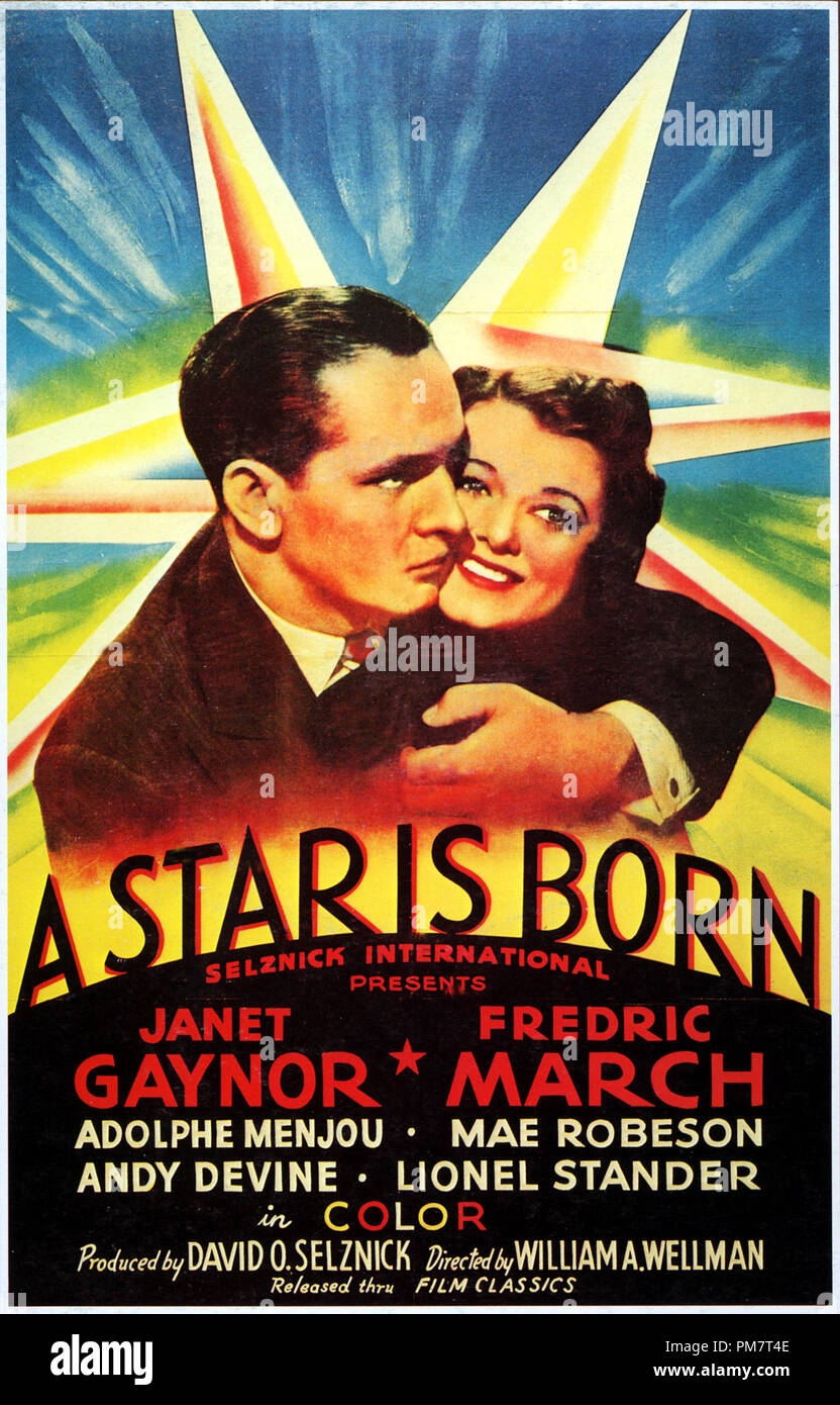 Movie Poster from "A Staris Born" 1937 File Reference # 31386 546THA ...