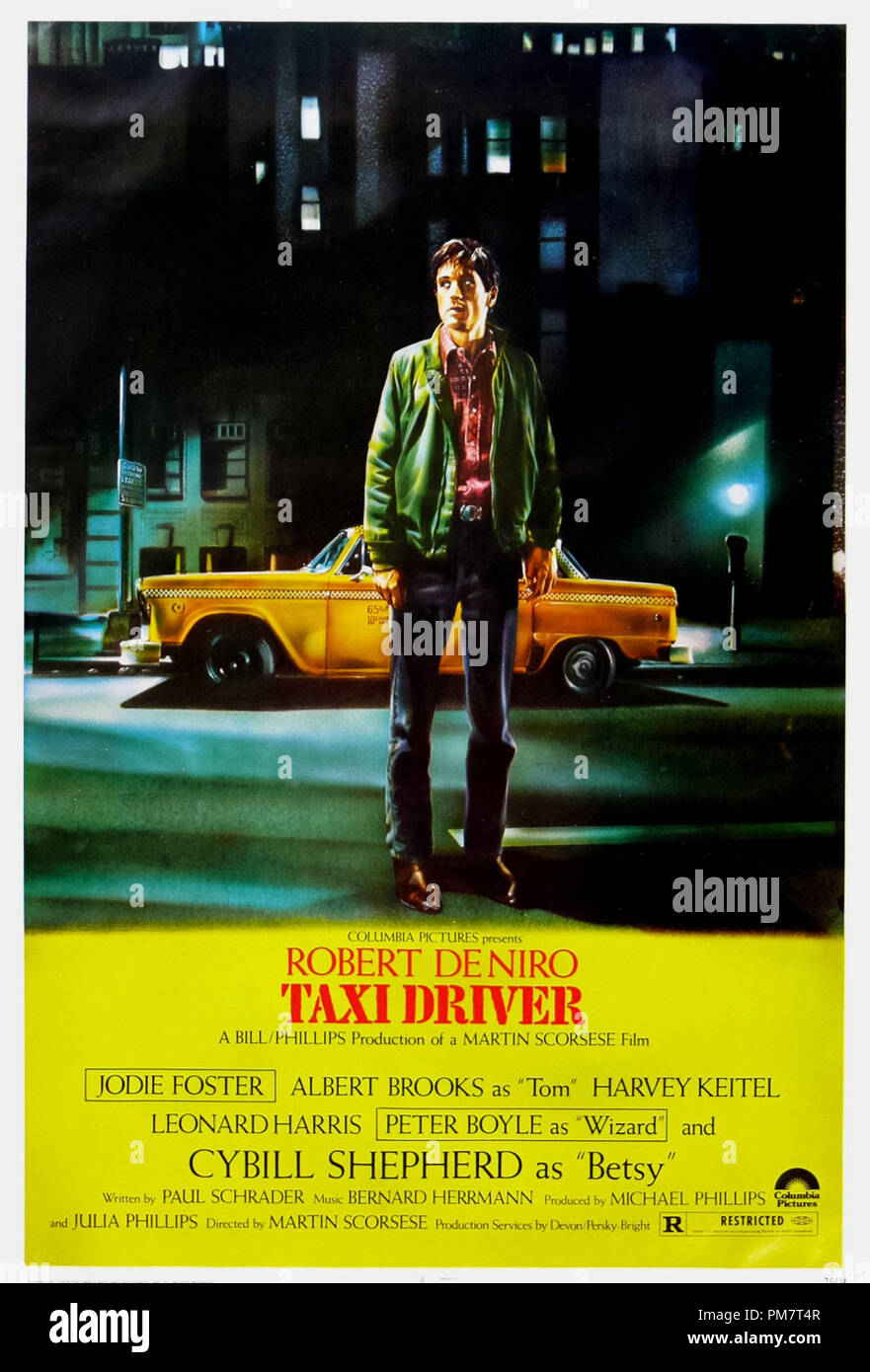 "Taxi Driver" Robert De Niro 1976 Columbia Pictures Poster File ...