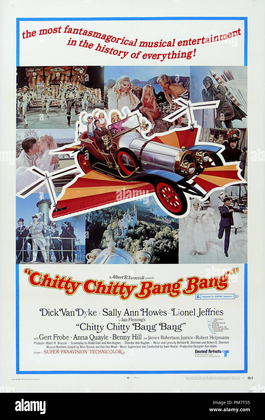 Dick Van Dyke and Sally Ann Howes "Chitty Chitty Bang Bang", 1967 ...