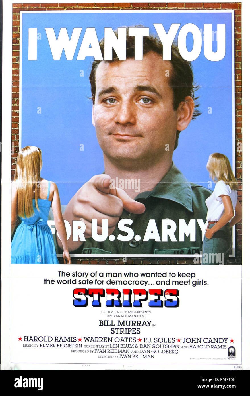 Stripes Movie Poster High Resolution Stock Photography and Images - Alamy