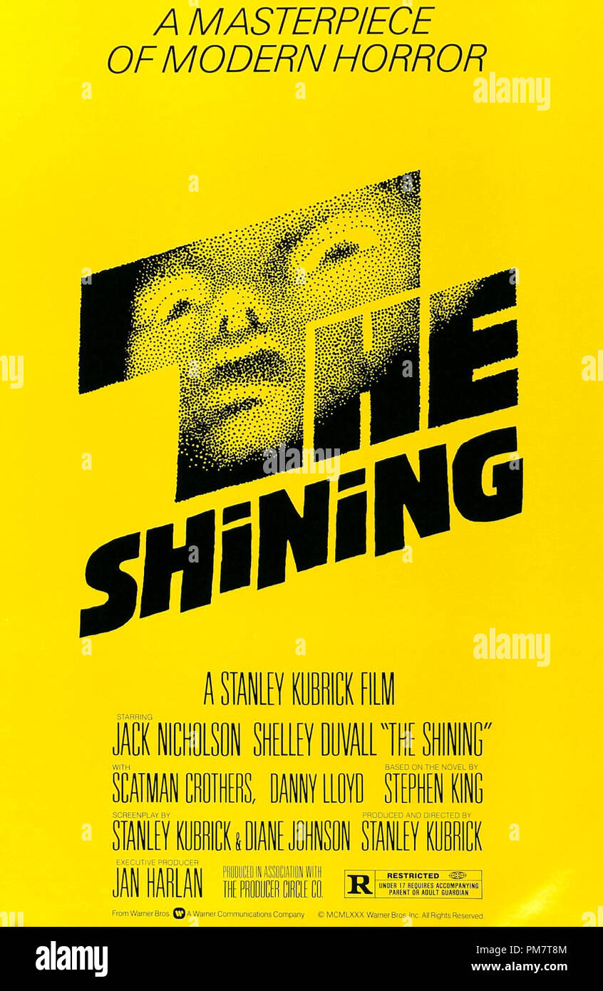 "The Shining" 1980 Warner Poster File Reference # 31386 596THA Stock ...