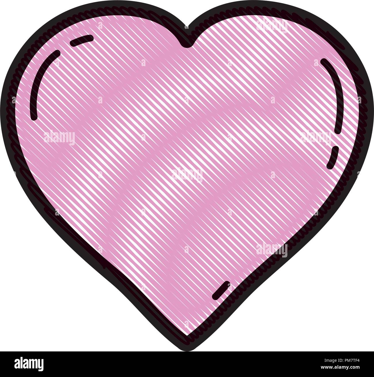 grated shape heart style a love symbol Stock Vector Image & Art - Alamy