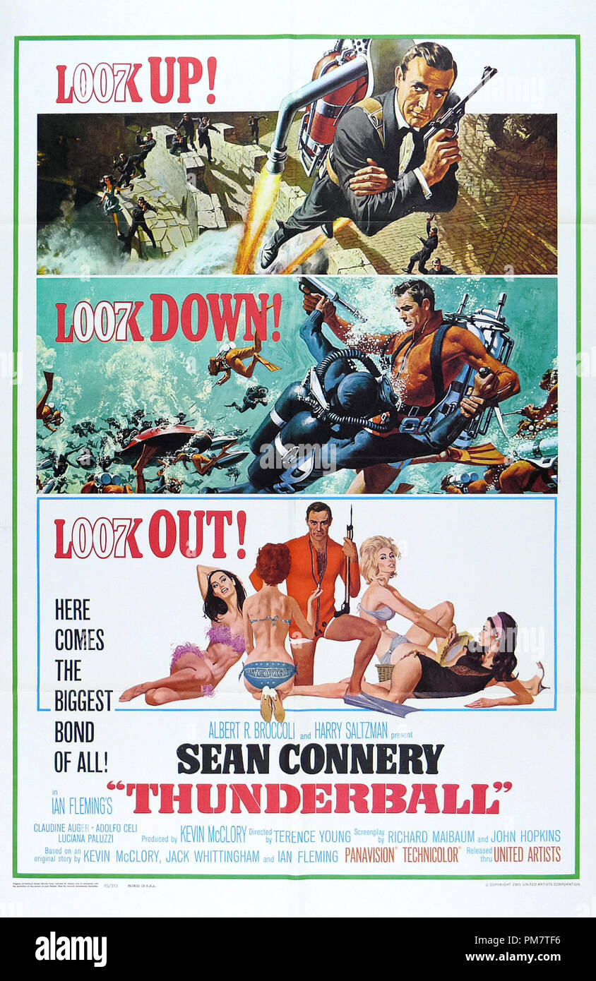 James bond thunderball 1965 hi-res stock photography and images - Alamy