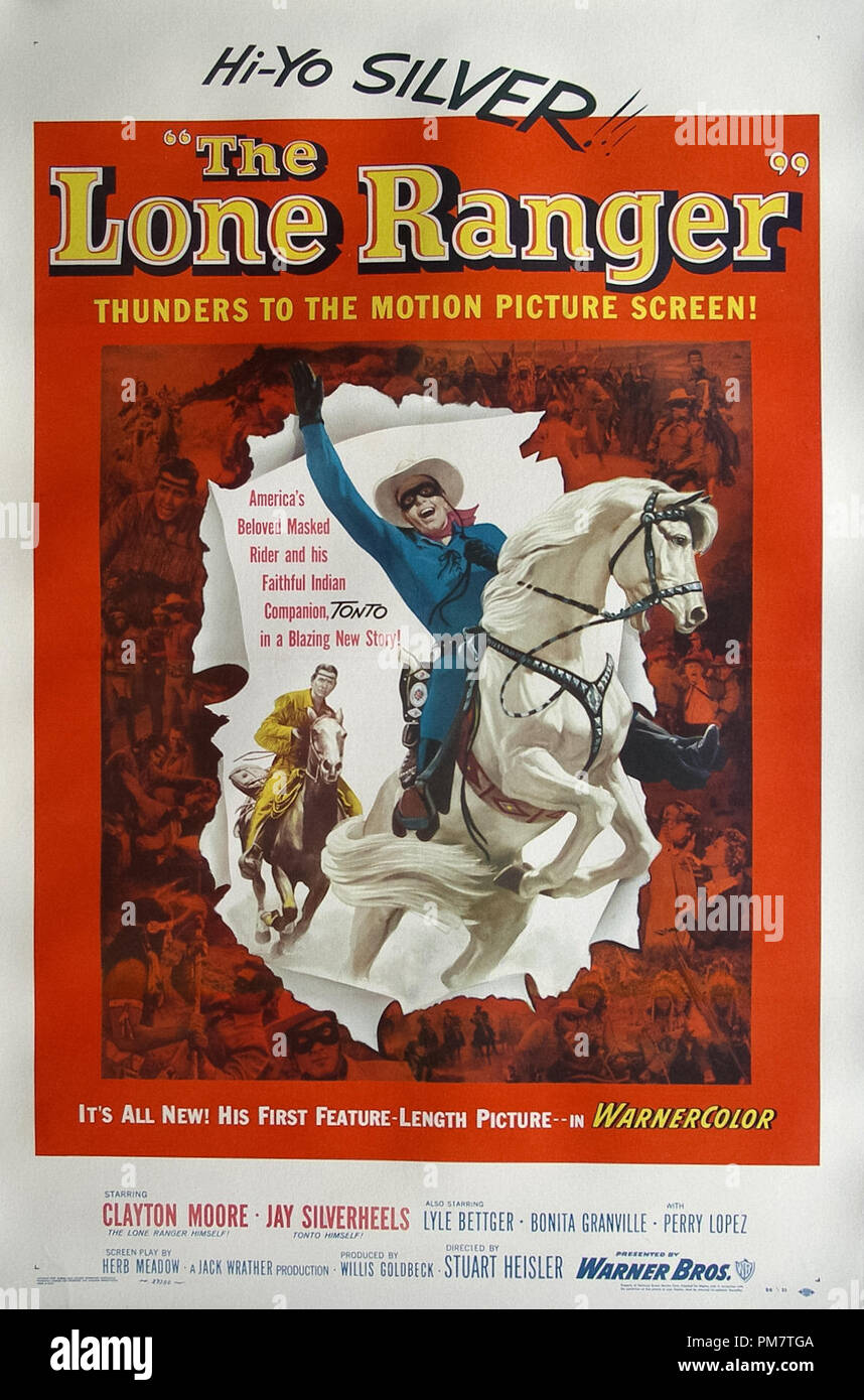 The lone ranger 1950s hi-res stock photography and images - Alamy